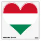 Wall Decals with flag of Hungary | Zazzle