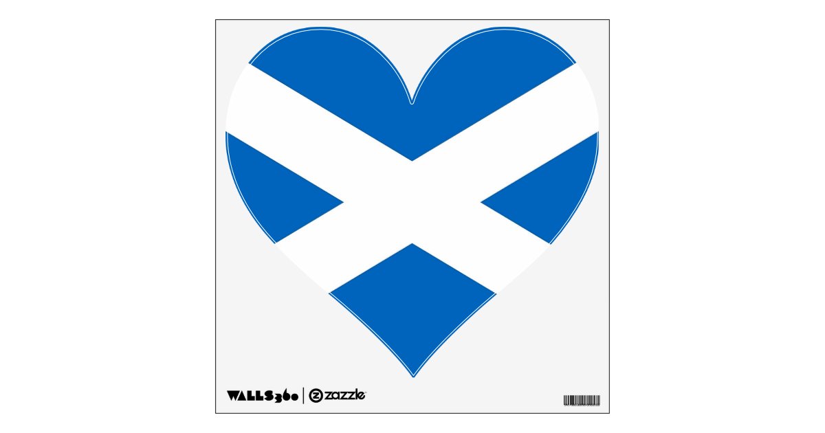 Wall Decals with flag of Scotland | Zazzle