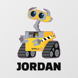 WALL-E Cartoon | Personalize Wall Decal | Zazzle