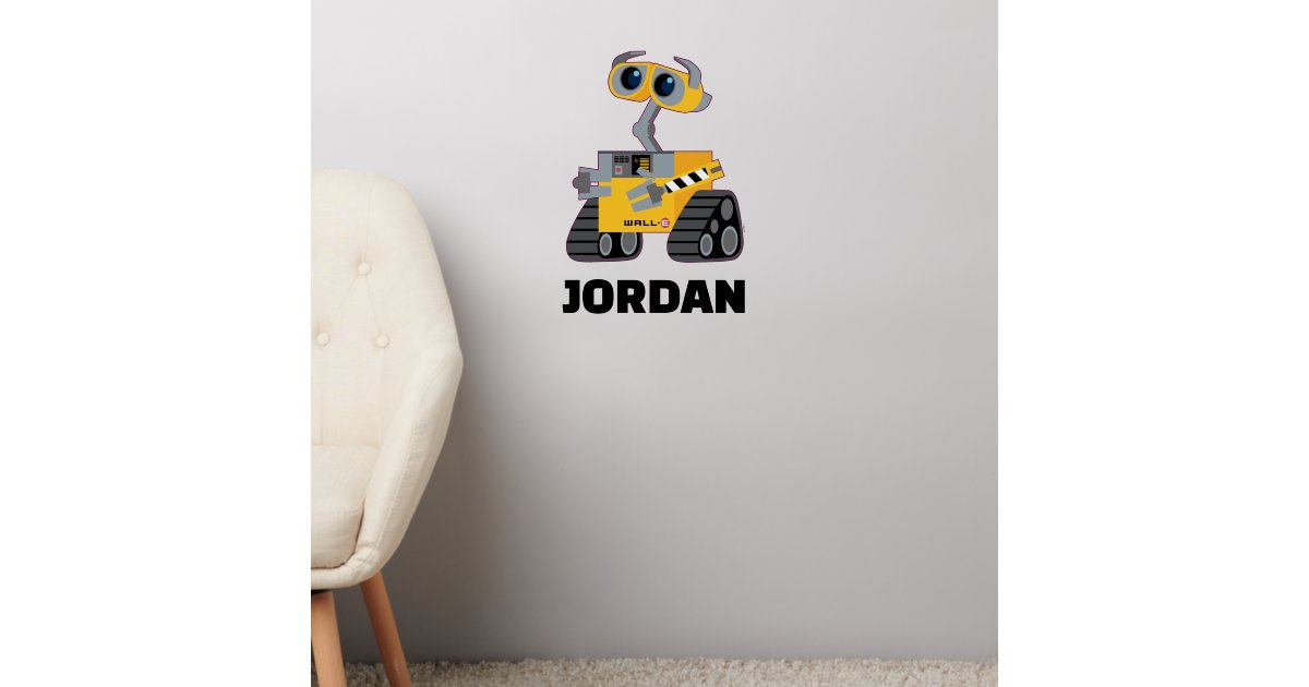 WALL-E Cartoon | Personalize Wall Decal | Zazzle