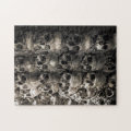 Wall Full Of Skulls And Bones In The Bone Chapel Jigsaw Puzzle | Zazzle