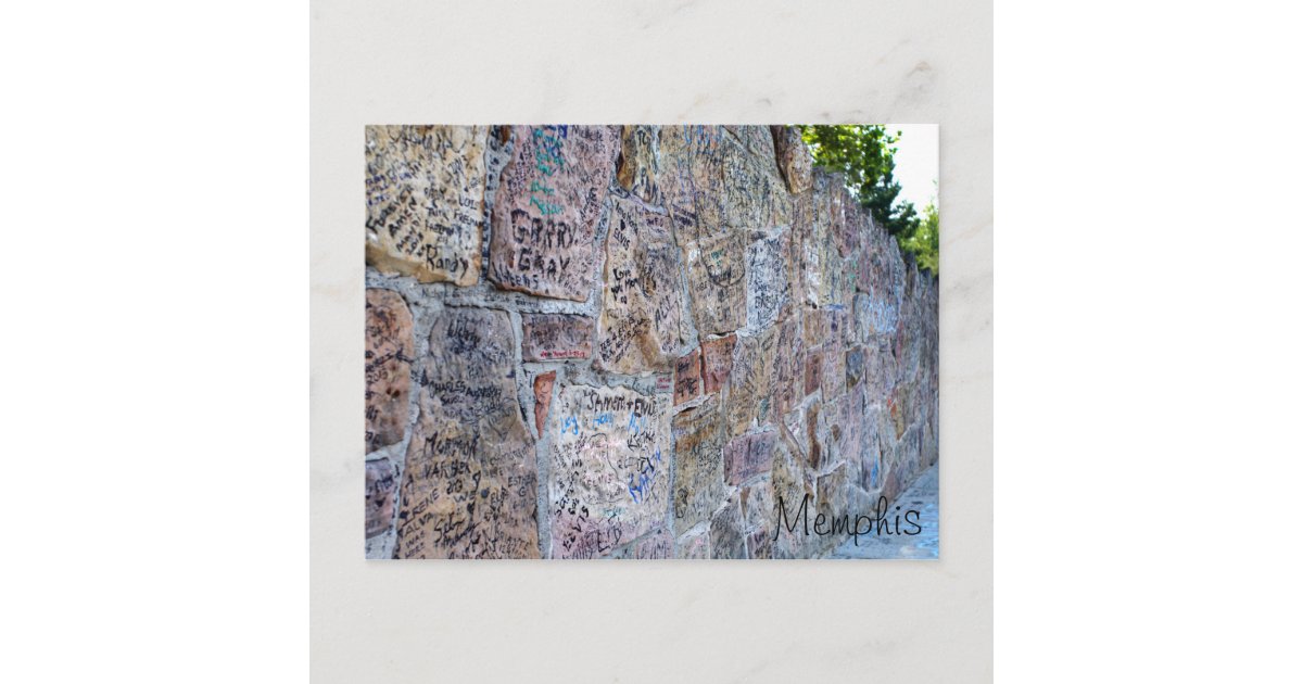 Wall of Autographs Postcard | Zazzle
