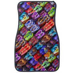 Wall of Flip Flops Car Mat | Zazzle