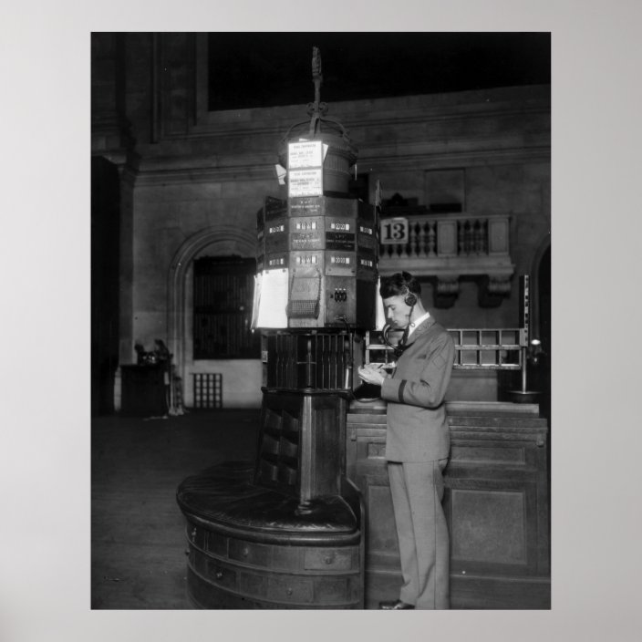 Wall Street, 1928 Poster | Zazzle.com