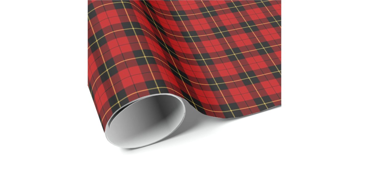 Wallace Clan Tartan Wrapping Paper Zazzle