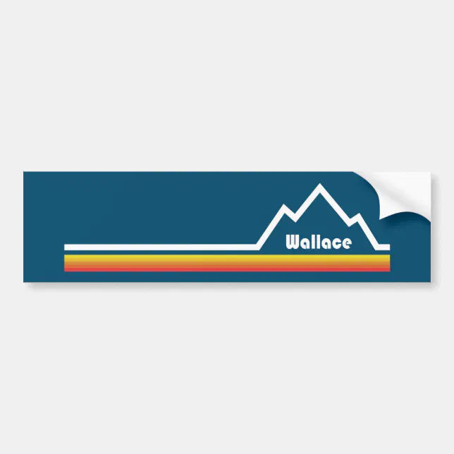 Wallace Idaho Bumper Sticker | Zazzle