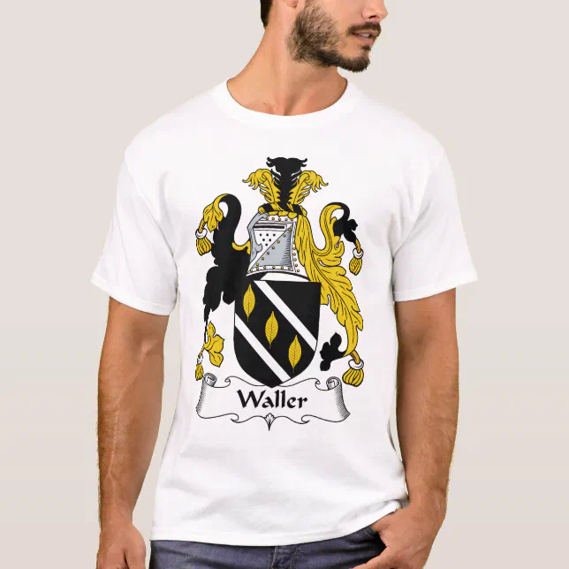 Waller Family Crest T-Shirt | Zazzle