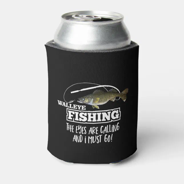 Walleye Fishing Funny Fish Pickerel Quote Men Can Cooler | Zazzle