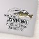 Walleye Fishing Quote Sports Men Outdoors Fish Sticker | Zazzle