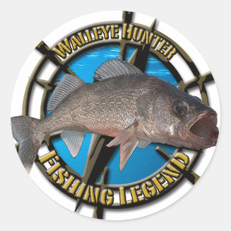 Walleye hunter stickers