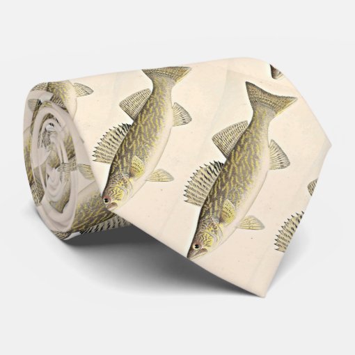 Walleye Pike Pattern Tie | Zazzle