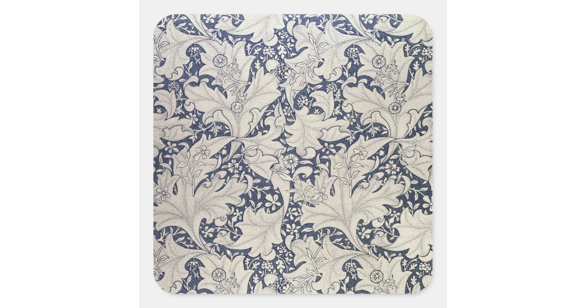 Wallflower' design square sticker | Zazzle