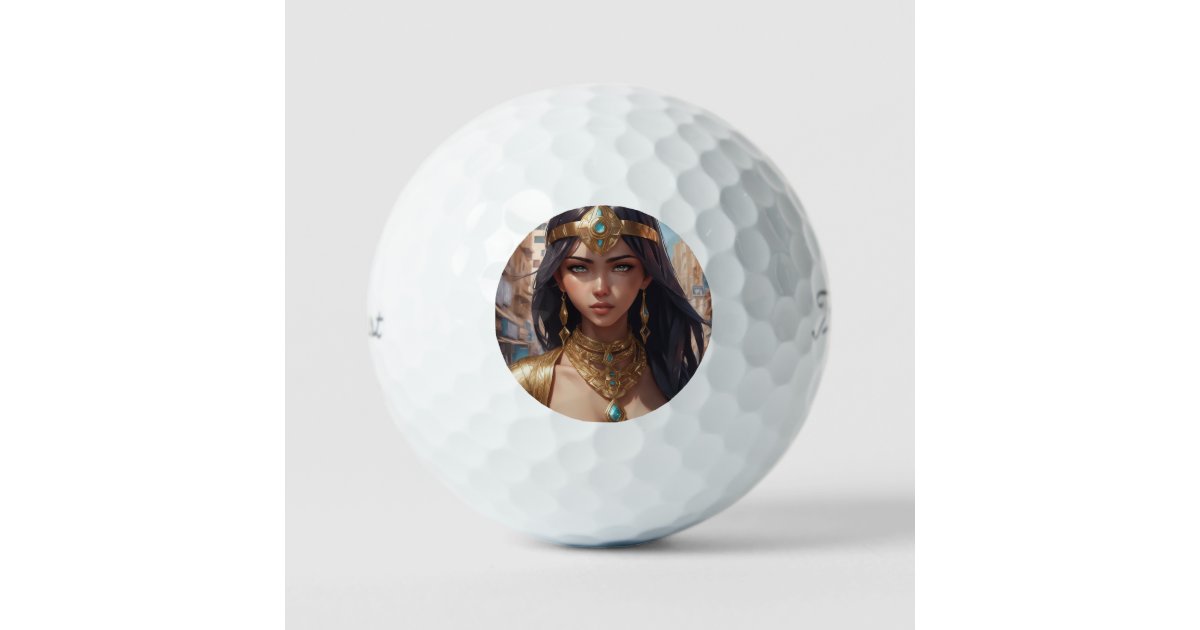 Wallpaper of a beautiful anime adventurer girl wea golf balls | Zazzle