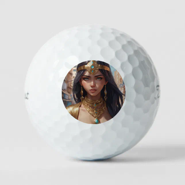 Wallpaper of a beautiful anime adventurer girl wea golf balls | Zazzle