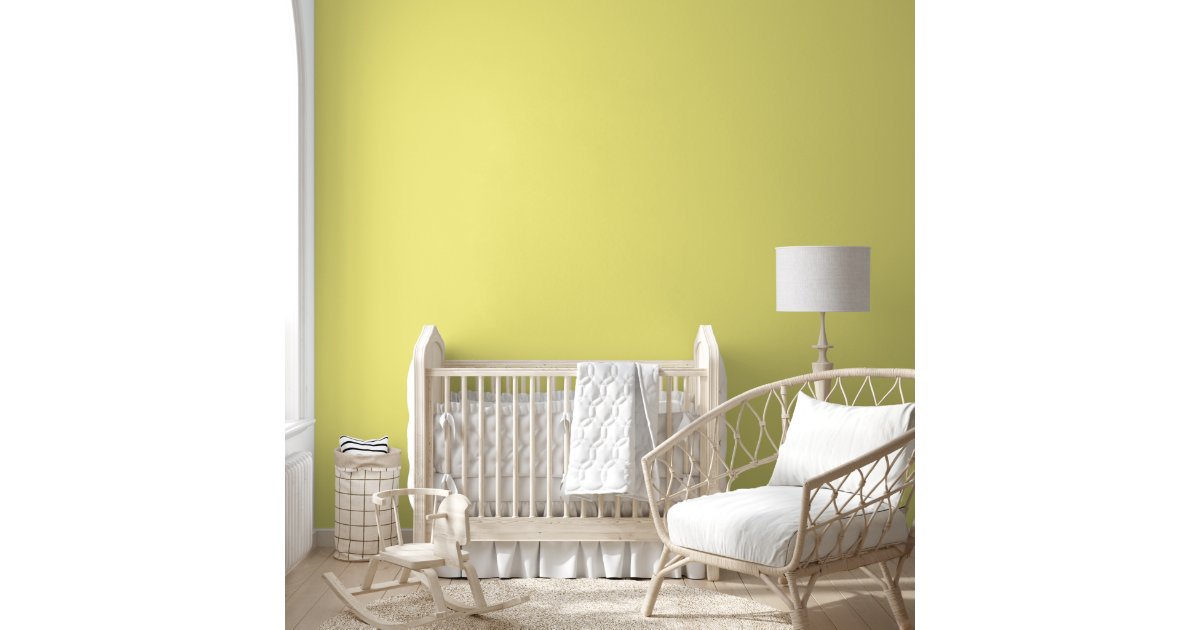 Wallpaper Soft Baby Yellow Wallpaper | Zazzle