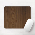 Walnut Wood Grain Mouse Pad | Zazzle