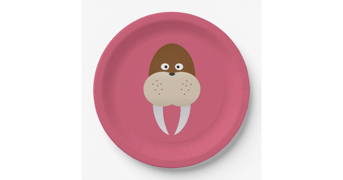 Walrus Paper Plates | Zazzle