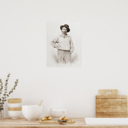 Walt Whitman Engraving Poster | Zazzle