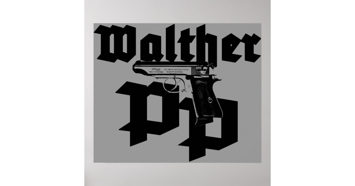 Walther PP Poster | Zazzle