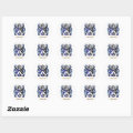 Walton Family Crest (Coat of Arms) Classic Round Sticker | Zazzle