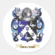 Walton Family Crest (Coat of Arms) Classic Round Sticker | Zazzle