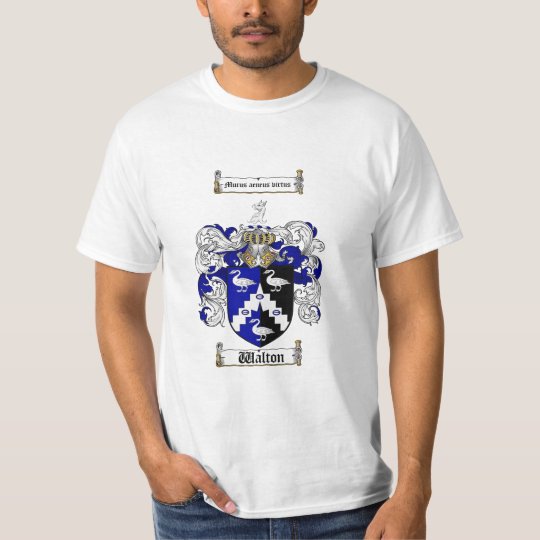 Walton Family Crest - Walton Coat of Arms T-Shirt | Zazzle.com