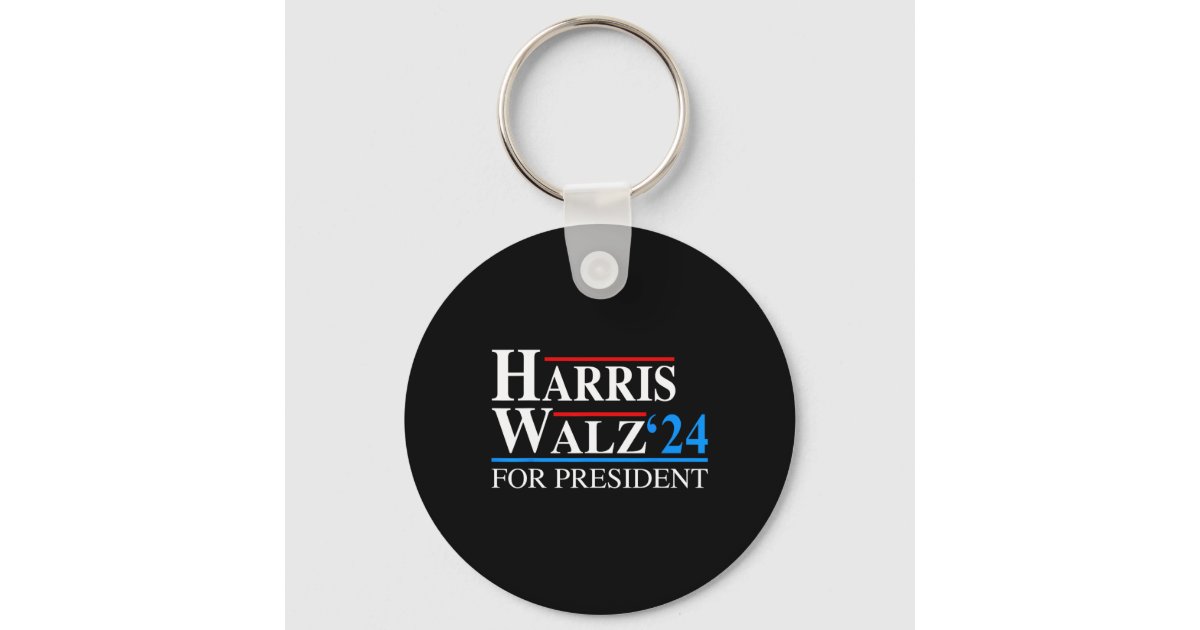 Waltz 2024 Vp Vice President Kamala Harris Tim Wal Keychain | Zazzle
