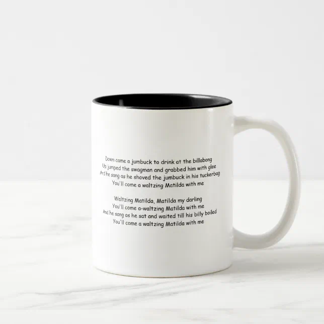 Waltzing Matilda Mug | Zazzle