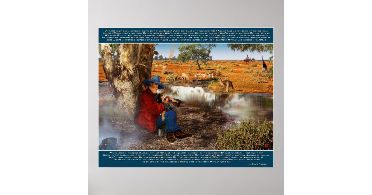 Waltzing Matilda Poster | Zazzle