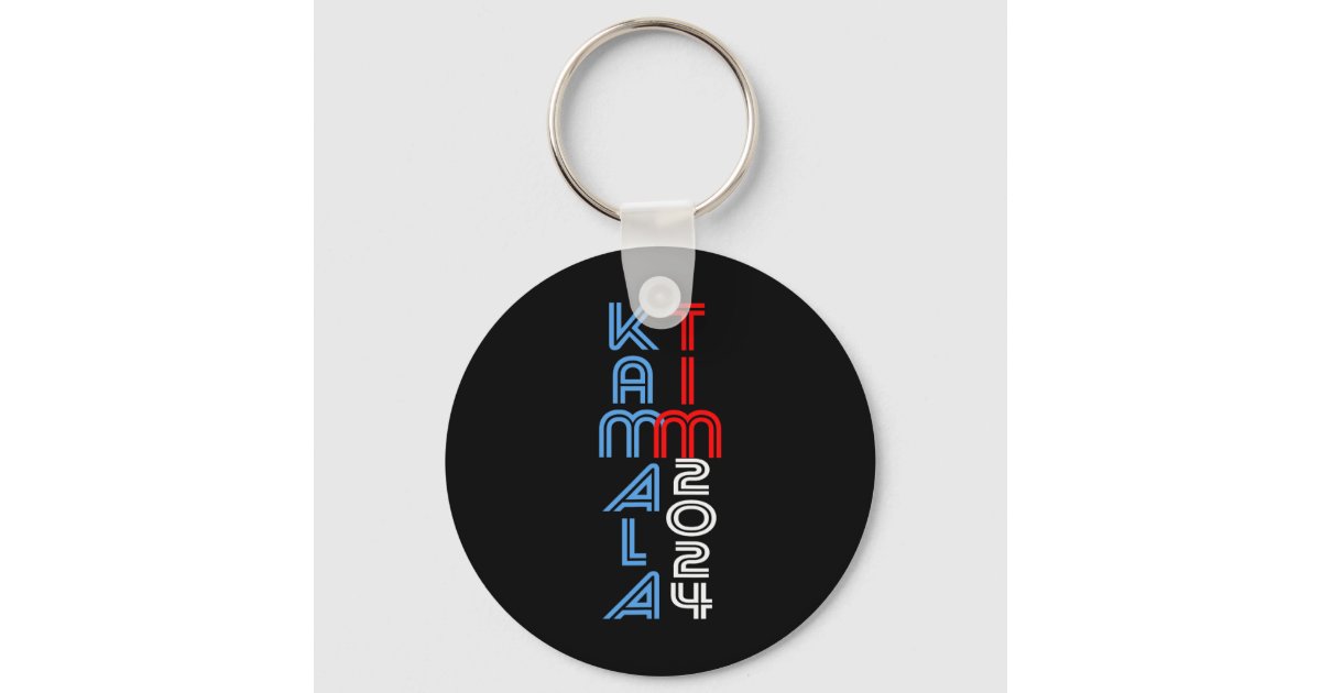 Walz 2024 Kamala Harris Tim Walz President Democra Keychain | Zazzle