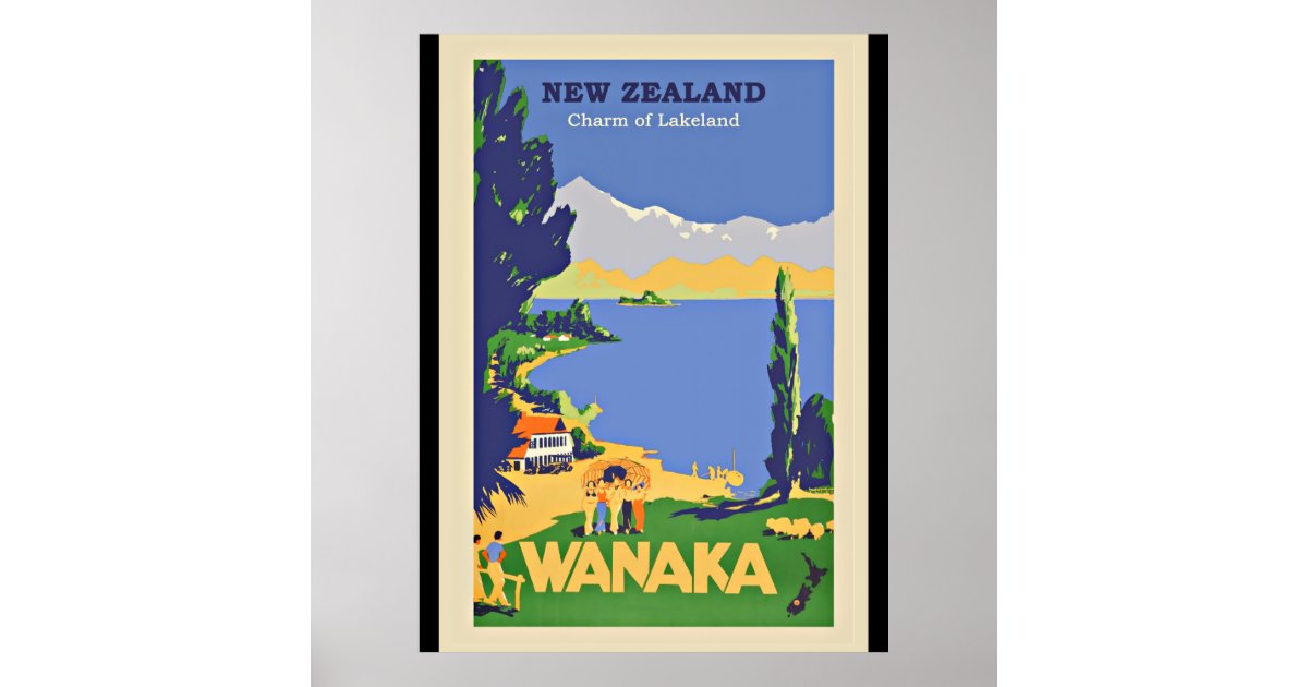 Wanaka, New Zealand Poster | Zazzle