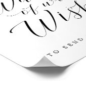 Wand Streamers Send Off Calligraphy Wedding Sign | Zazzle