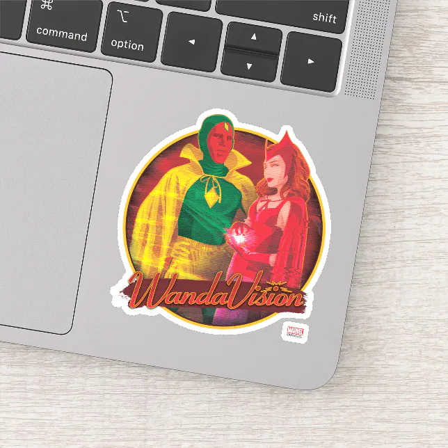 WandaVision Halloween Graphic Sticker | Zazzle