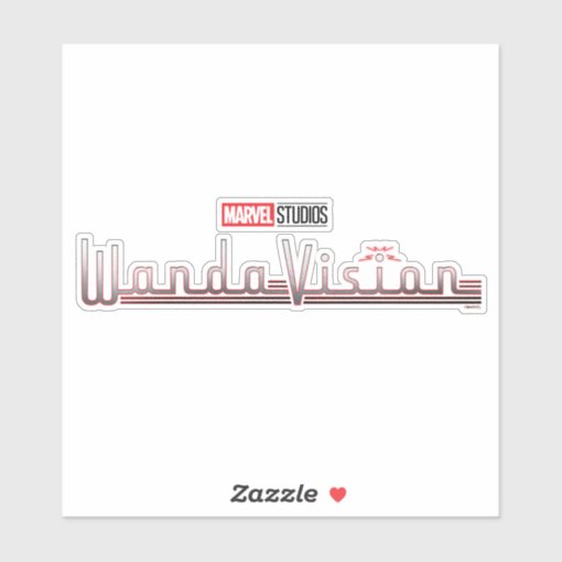 WandaVision Logo Sticker | Zazzle