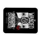 Wanded & Extremely Dangerous Wanted Poster - White Magnet | Zazzle