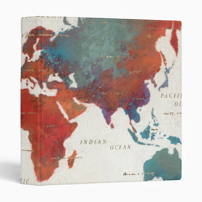 Wander Often, Wander Always Map With Quote Binder | Zazzle