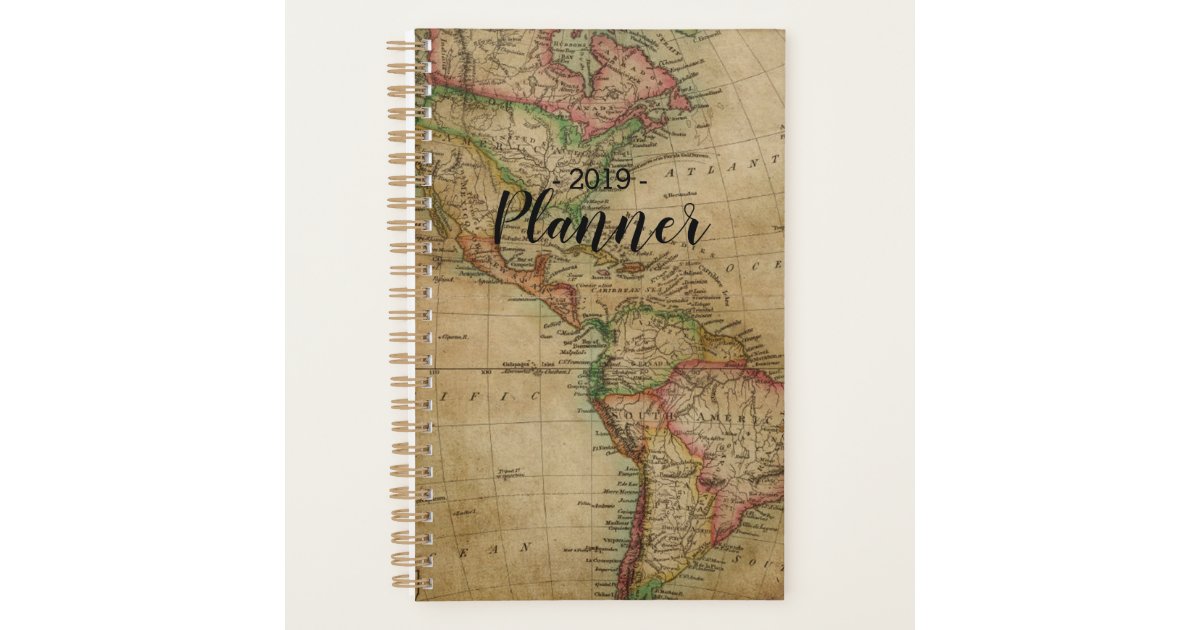 Wanderlust World Map Traveller Planner | Zazzle