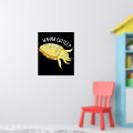 Wanna Cuttle Funny Cuttlefish Pun Dark BG Poster | Zazzle