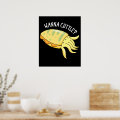 Wanna Cuttle Funny Cuttlefish Pun Dark BG Poster | Zazzle