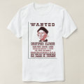 WANTED Christopher Columbus T-Shirt | Zazzle