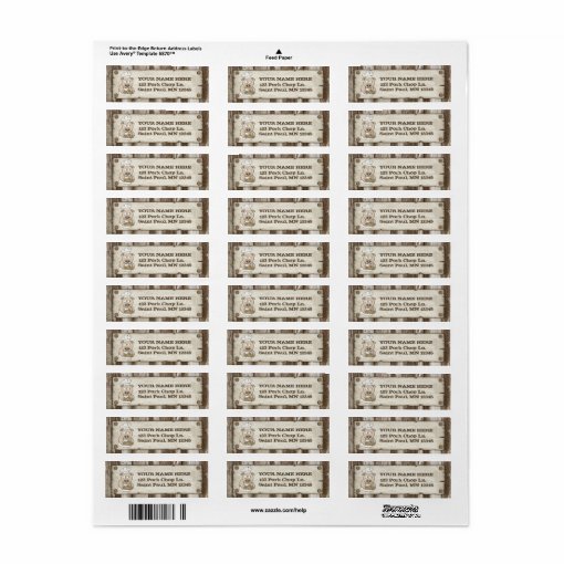 Wanted Pig BBQ Return Address Labels | Zazzle