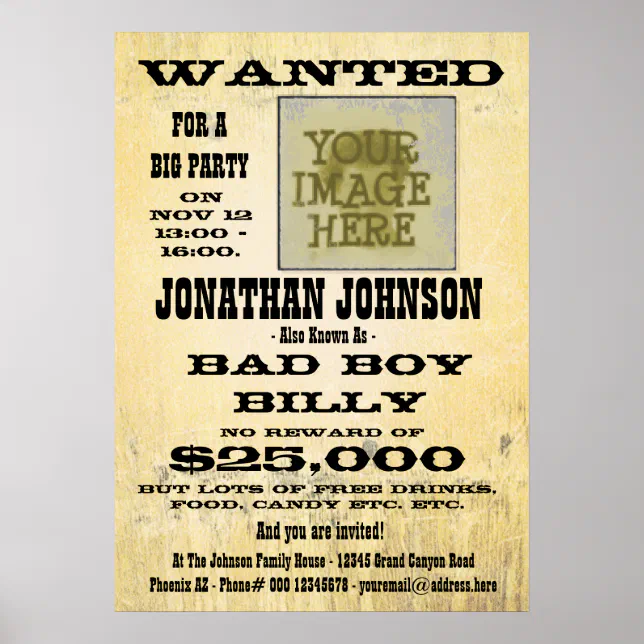 Wanted Poster | Zazzle