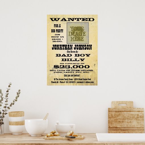 Wanted Poster | Zazzle