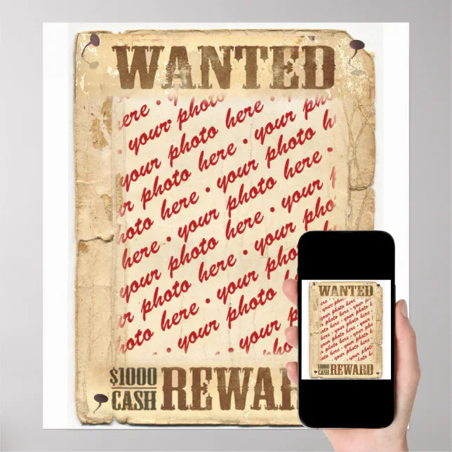 WANTED Poster Photo Frame | Zazzle