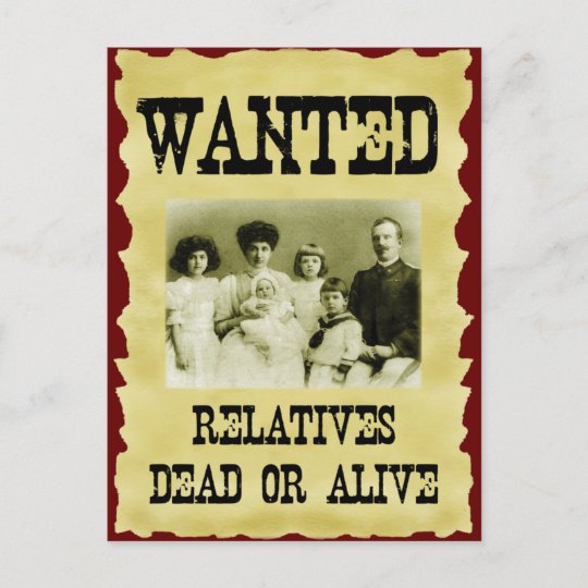 Wanted Poster Postcard | Zazzle.com