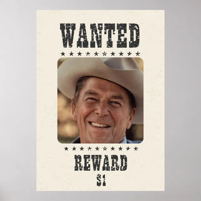 Wanted Poster – Reward $1 – Vintage Old West Style | Zazzle