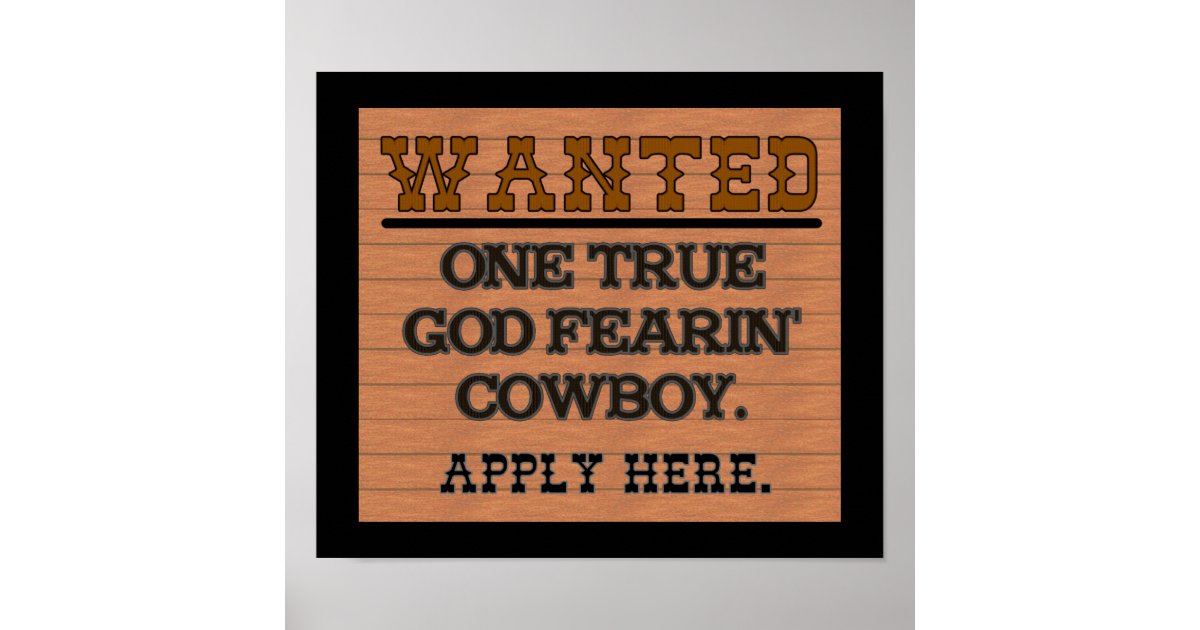 WANTED SIGN | Zazzle