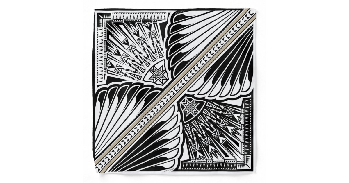 War Eagle (Black/White) Bandana | Zazzle