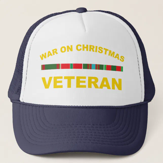 War on Christmas Veteran hat | Zazzle