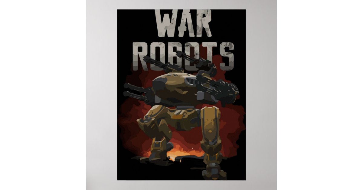 WAR ROBOTS ROCKS POSTER | Zazzle
